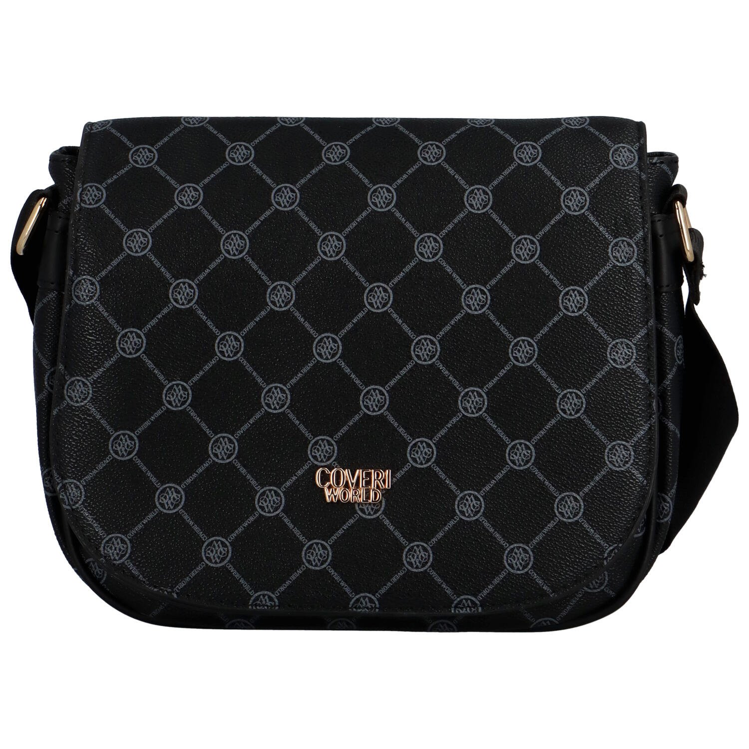 Dámská crossbody kabelka černá - Coveri Verpola - Kabea.cz