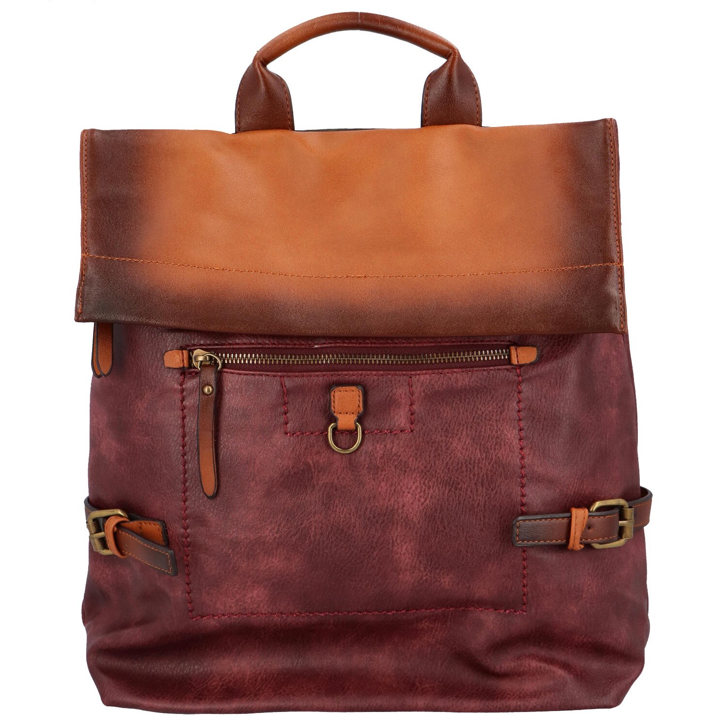 Dámský módní batoh vínový - MARIA C Dango - Kabea.cz