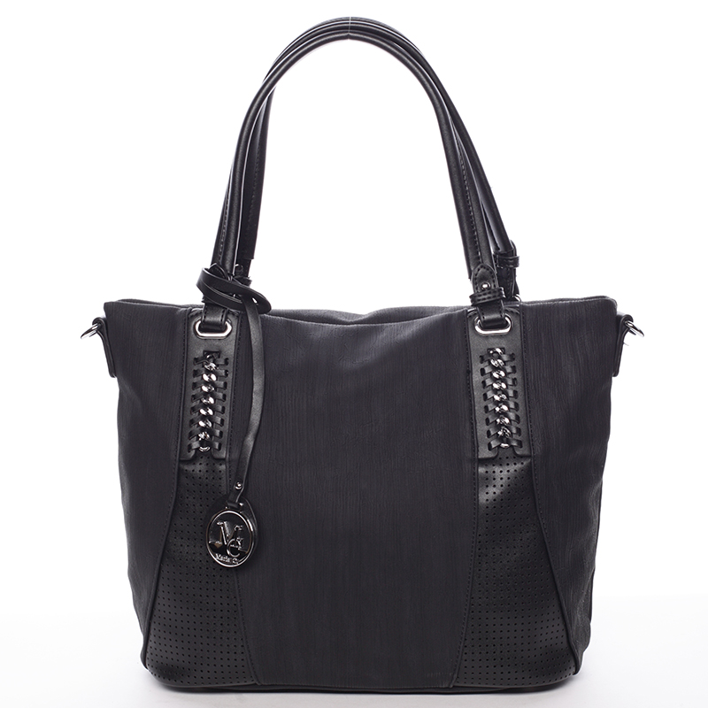 Exkluzivní dámská kabelka přes rameno černá - MARIA C Nevaeh - Kabea.cz