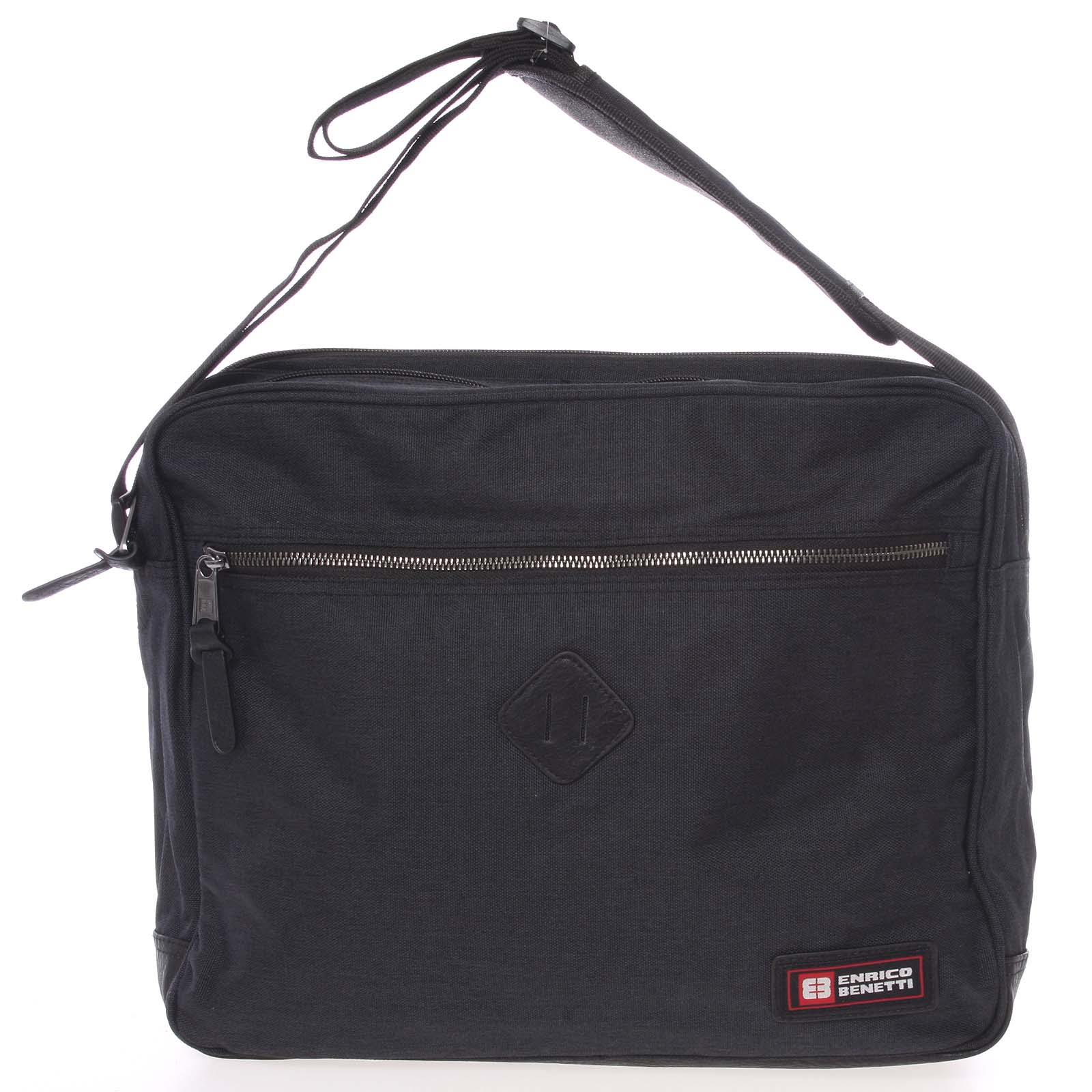 Černá kabela přes rameno na doklady a notebook - Enrico Benetti Adam ...
