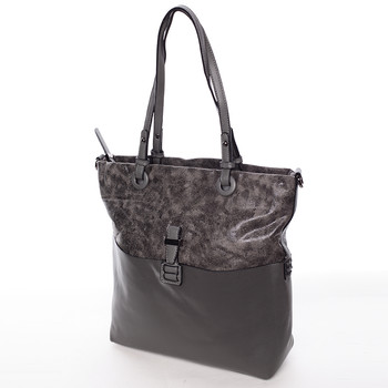 Trendy dámská kabelka přes rameno šedá - MARIA C Kalish - Kabea.cz