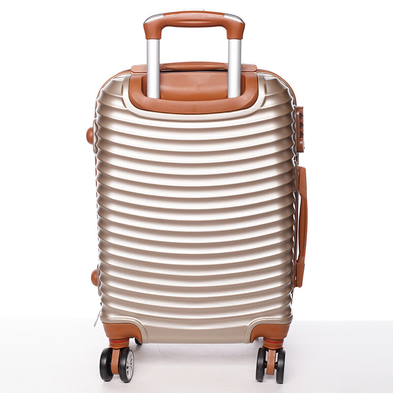 Cestovní kufr pevný zlatý - Ormi Jellato M - Kabea.cz