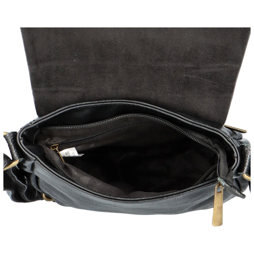 Dámska crossbody kabelka černá - Paolo Bags Jessica - Kabea.cz