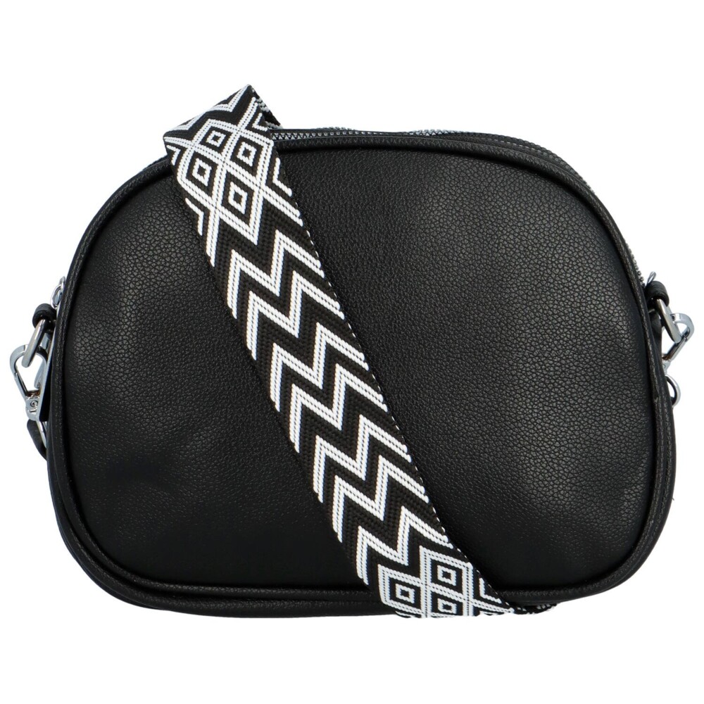 Dámská koženková crossbody černá - Paolo Bags Millie - Kabea.cz