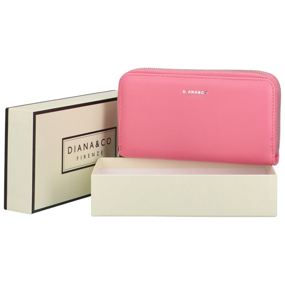 Dámská peněženka růžová - DIANA & CO Juycen - Kabea.cz