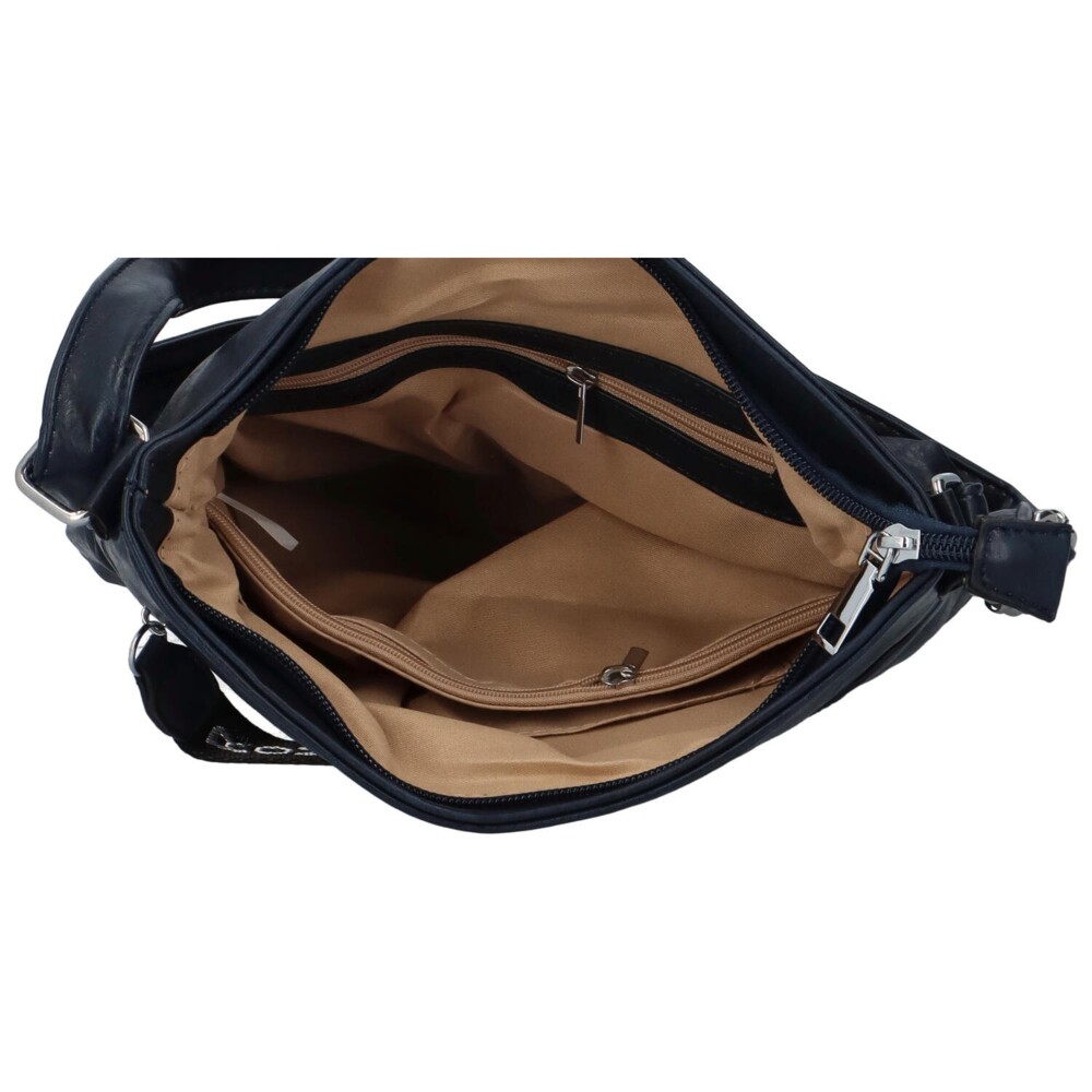 Dámská crossbody kabelka tmavě modrá - Romina Alexaro - Kabea.cz