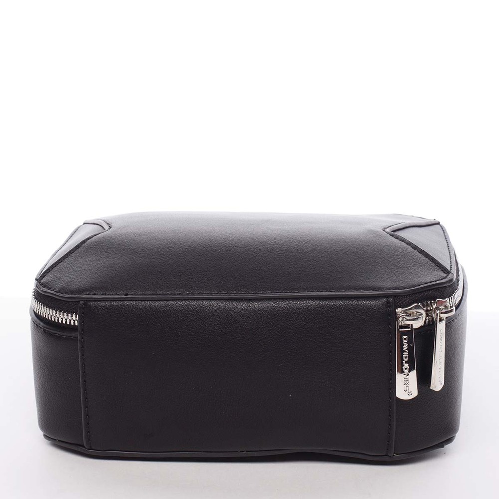 Nadčasová dámská černá kabelka do ruky - David Jones Cube - Kabea.cz