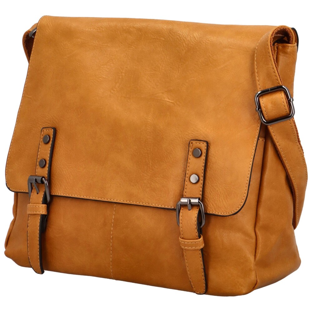 Dámská crossbody kabelka žlutá - Firenze Alminia - Kabea.cz