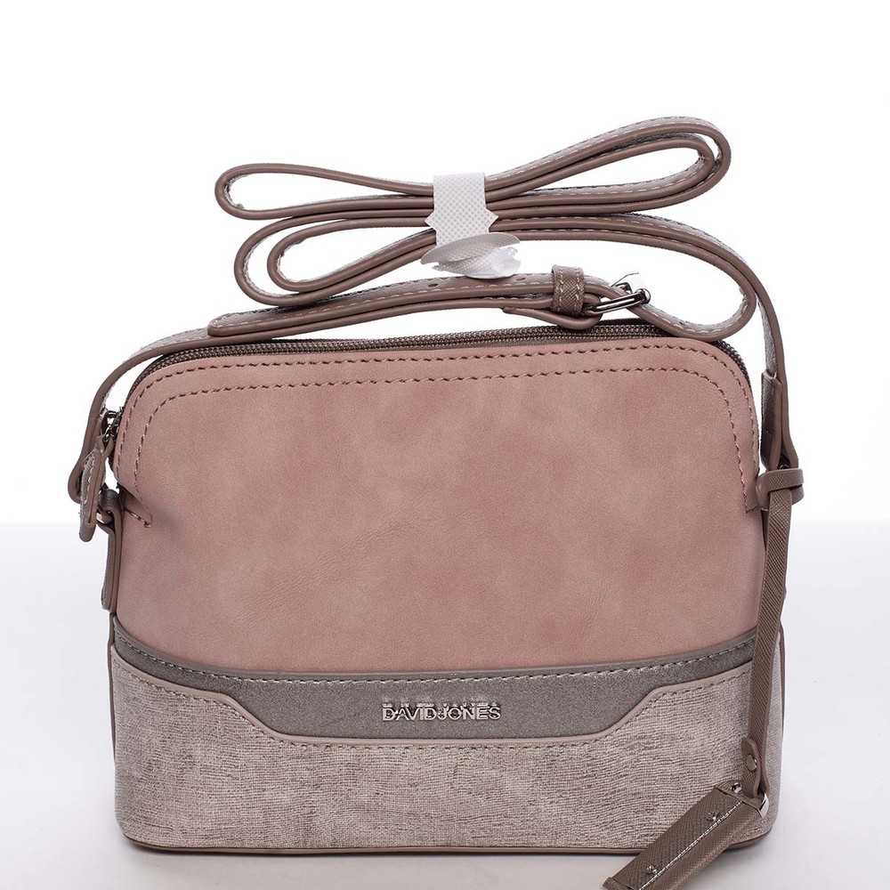 Lososově růžová malá crossbody kabelka pro ženy - David Jones Fiorella ...