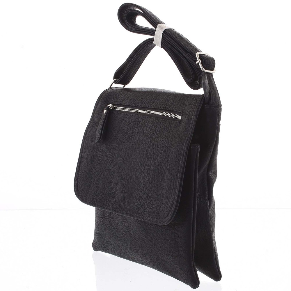 Elegantní a módní dámská crossbody kabelka černá - Dudlin Sonya - Kabea.cz