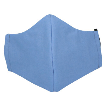 Stylová antibakteriální rouška s ionty stříbra světle modrá - B&C ...