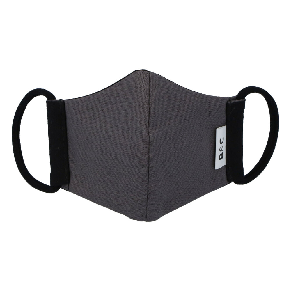 Nano rouška dětská české výroby tmavě šedá - B&C XS - Kabea.cz